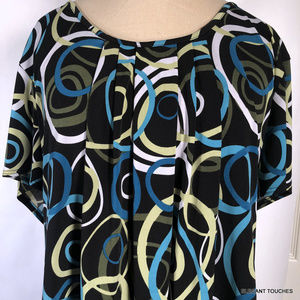 Susan Lawrence | Tops | Susan Lawrence Woman Pullover Black Abstract ...